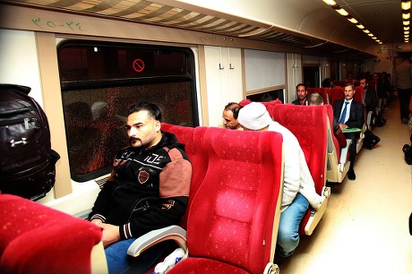 Iraqis Travel By Train Fallujah City Editorial Stock Photo - Stock ...