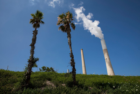 Smoke Rises Chimney Orot Rabin Coalfired Editorial Stock Photo - Stock ...