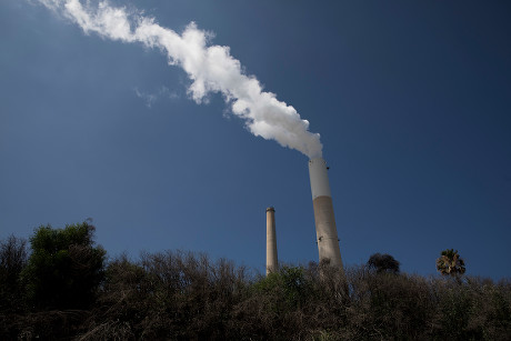 Smoke Rises Chimney Orot Rabin Coalfired Editorial Stock Photo - Stock ...