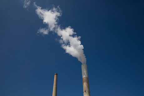 Smoke Rises Chimney Orot Rabin Coalfired Editorial Stock Photo - Stock ...