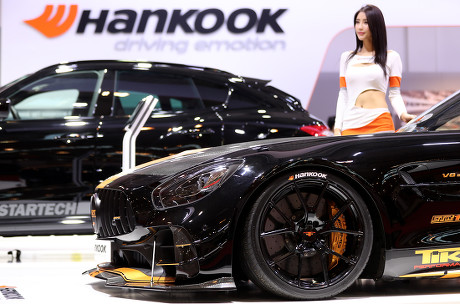 Model Poses Hankook Booth During Motor Editorial Stock Photo - Stock ...