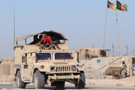 Afghan Security Officials Patrol Check Point Editorial Stock Photo ...