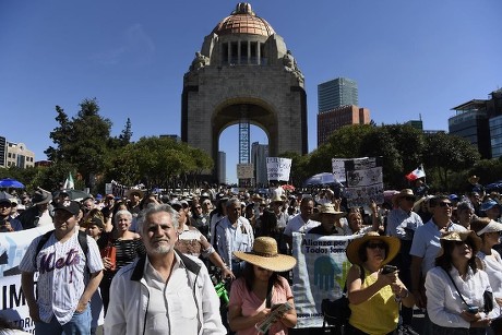 Mexican Citizens Participate Protest Against Mexican Editorial Stock ...