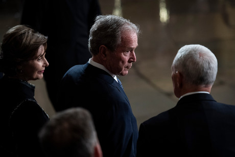 Former President George W Bush Wife Editorial Stock Photo - Stock Image ...