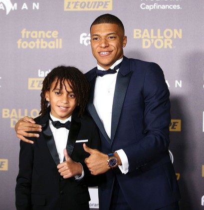 Kylian Mbappe R His Brother Ethan Editorial Stock Photo - Stock Image ...