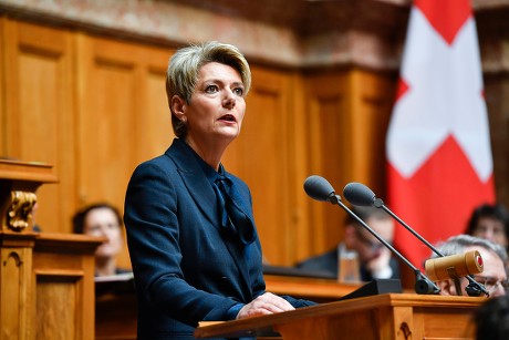 Newly Elected Swiss Federal Councillor Karin Editorial Stock Photo ...