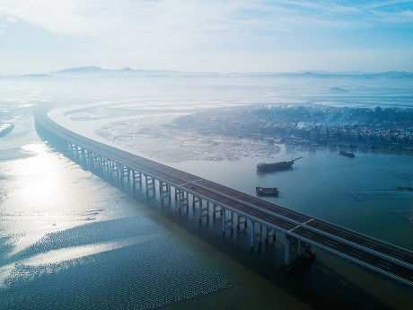 Fotan Bay Crosssea Bridge Zhangpu County Editorial Stock Photo - Stock ...