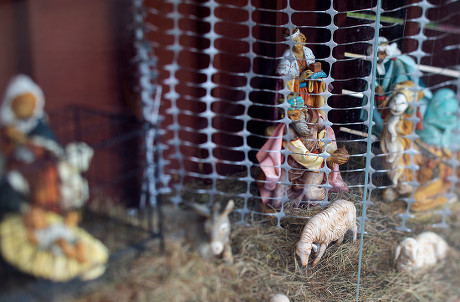 View On Nativity Scene Showing Three Editorial Stock Photo - Stock ...
