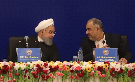 Iranian President Hassan Rouhani L Speaks Editorial Stock Photo - Stock ...