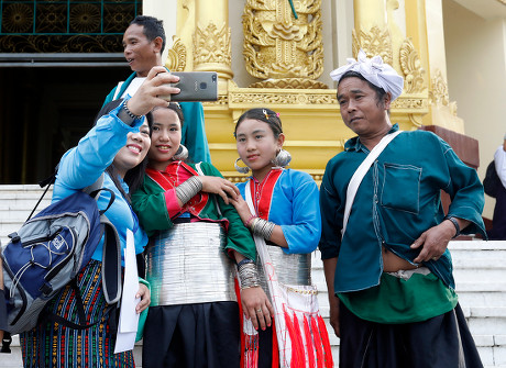 Taang Palaung Ethnic Woman Gold Teeth Editorial Stock Photo - Stock ...