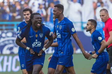Alhilal Players Celebrate After Scoring Goal Editorial Stock Photo ...