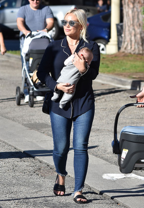 Hilary Duff Baby Banks Violet Blair Editorial Stock Photo - Stock Image ...