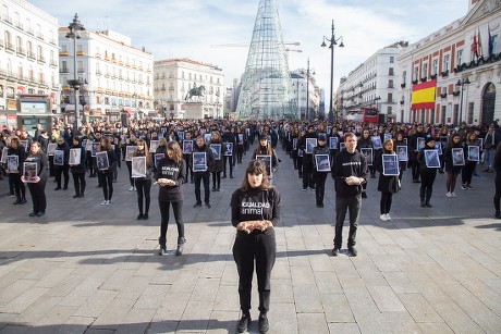 Animal cruelty protest, Madrid, Spain - 08 Dec 2018 Stock Pictures ...