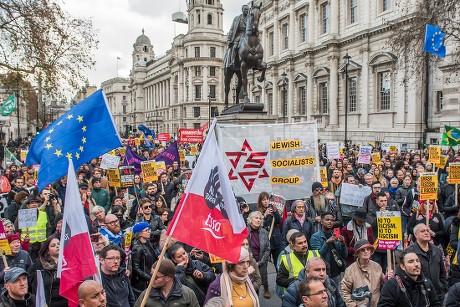 Counter Protest Organised By Stand Racism Editorial Stock Photo - Stock ...