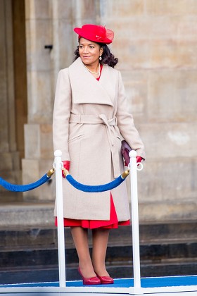 Queen Maxima Ligia Fonseca During Welcome Editorial Stock Photo - Stock ...