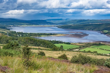 View Viewpoint Struie Hill Estuary Dornoch Editorial Stock Photo ...