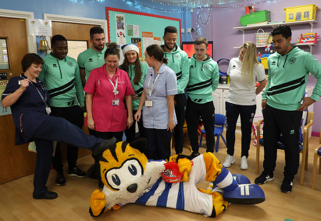 Qpr Players Spark Mascot Visit Childrens Editorial Stock Photo - Stock ...