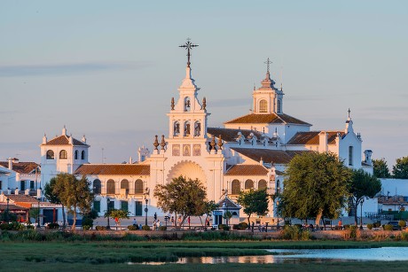 El Rocio Village El Rocio Hermitage Editorial Stock Photo - Stock Image ...