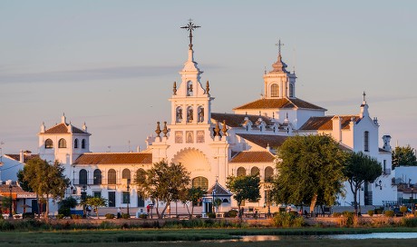 El Rocio Village El Rocio Hermitage Editorial Stock Photo - Stock Image ...