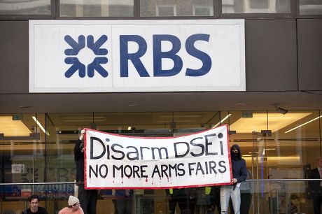 Anti Arms Trade Protesters Demonstrating Against Editorial Stock Photo ...