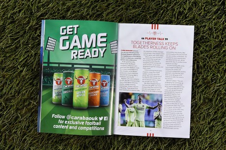 Carabao Advert Match Day Programme Editorial Stock Photo - Stock Image ...