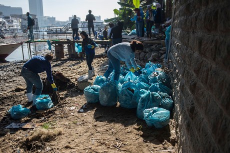 Initiative to clean Nile water launched, Cairo, Egypt - 15 Dec 2018 ...
