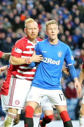 Rangers Defender Ross Mccrorie 17 Being Editorial Stock Photo - Stock ...