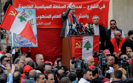 __COUNT__ Supporters of Lebanese communist party protest, Beirut ...