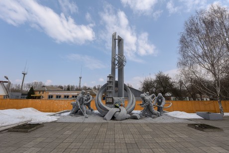 Memorial Set By 10th Anniversary Chernobyl Editorial Stock Photo ...
