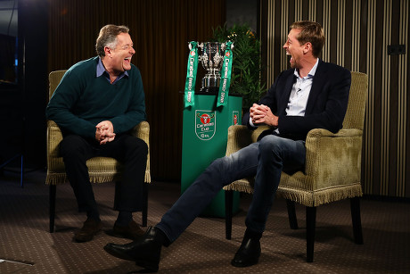 Piers Morgan Peter Crouch Will Make Editorial Stock Photo - Stock Image ...