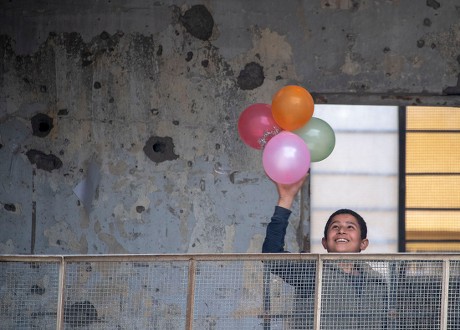 Ruins Hellish Islamic State Prison Behind Editorial Stock Photo - Stock ...