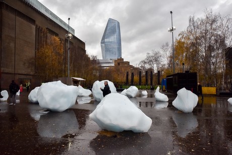 Ice Watch Ice Blocks Installation By Editorial Stock Photo - Stock ...