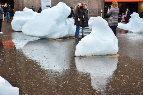 Ice Watch Ice Blocks Installation By Editorial Stock Photo - Stock ...