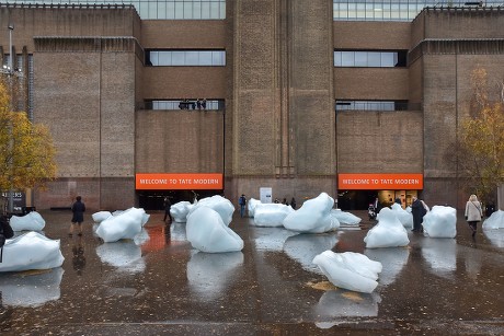Ice Watch Ice Blocks Installation By Editorial Stock Photo - Stock ...