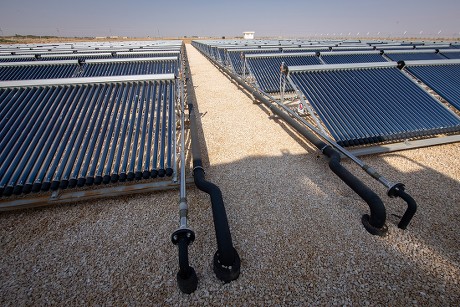 Solar Equipment Used Solar Village Project Editorial Stock Photo ...