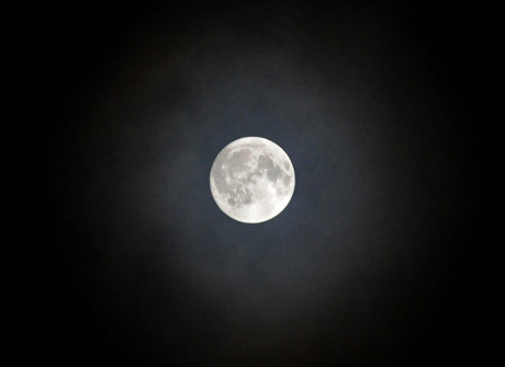 Winter Solstice Moon On Shortest Day Editorial Stock Photo - Stock ...