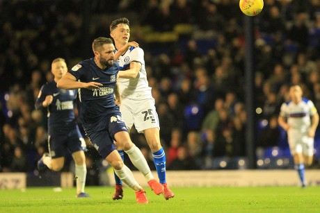Dan Adshead Battles Ball During Efl Editorial Stock Photo - Stock Image ...