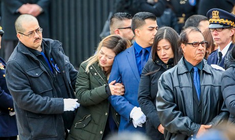 Family Friends Chicago Police Officer Eduardo Editorial Stock Photo ...