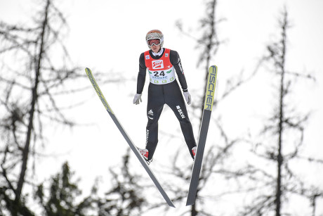 Tim Hug Switzerland Soars Through Air Editorial Stock Photo - Stock ...