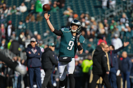 Nick Foles 9 Philadelphia Eagles Warms Editorial Stock Photo - Stock ...