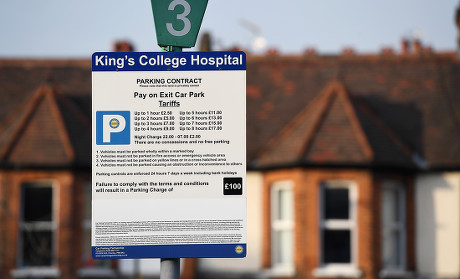 Car Parking Sign Nhs Hospital South Editorial Stock Photo - Stock Image ...