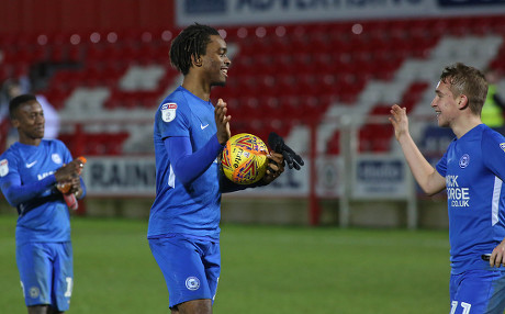 Ivan Toney Peterborough United Celebrates Match Editorial Stock Photo ...