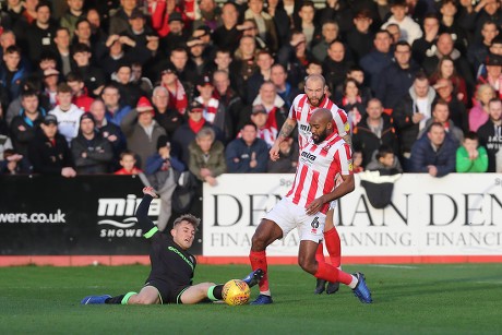 George Williams Tackles Nigel Atangana During Editorial Stock Photo ...