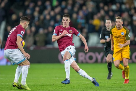 Declan Rice West Ham During Premier Editorial Stock Photo - Stock Image ...