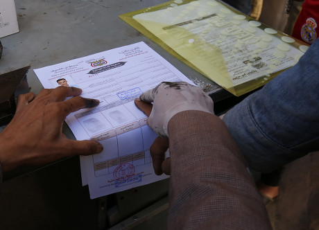Motorcyclist Applies Get Driving License During Editorial Stock Photo ...