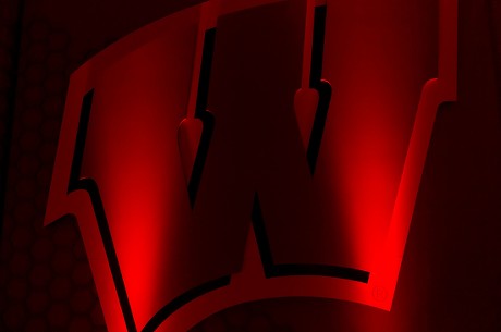 Wisconsin Logo Outside Locker Room During Editorial Stock Photo - Stock ...