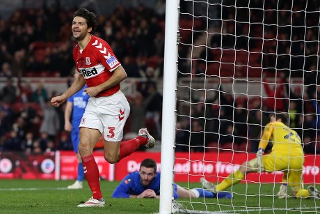 George Friend Celebrates Scoring Boros Second Editorial Stock Photo ...