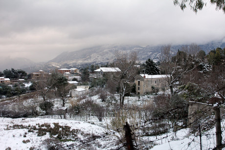 Snow Falls Across Palermo Editorial Stock Photo - Stock Image ...