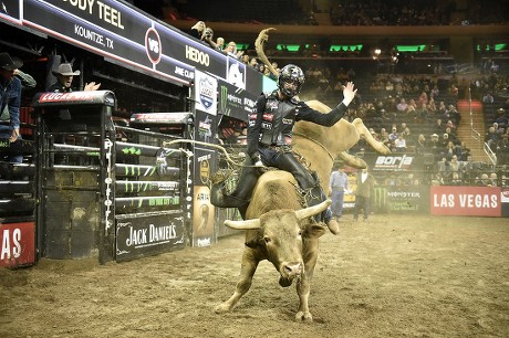 Professional Bull Rider Alex Marcilio Competes Editorial Stock Photo ...
