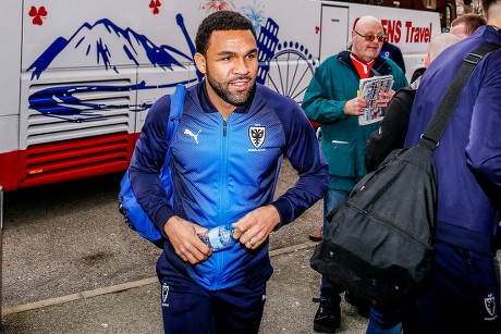 Wimbledon Midfielder Andy Barcham 17 Arrives Editorial Stock Photo ...